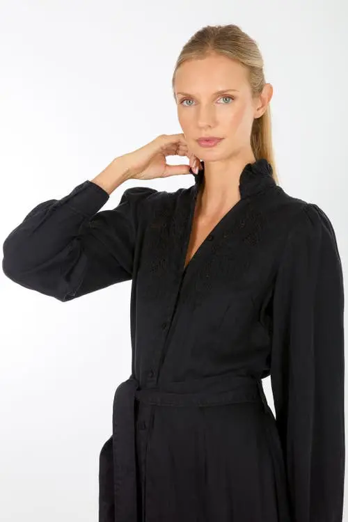 SUPER NATURAL BY SECRET MISSION Kennedy Midi Shirtdress