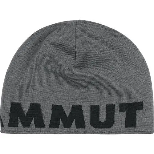 MAMMUT Logo Beanie - Steel/black