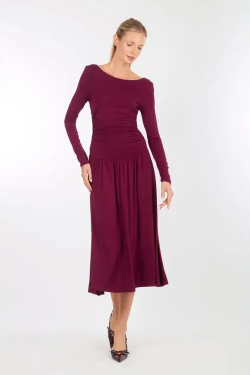 SUPER NATURAL BY SECRET MISSION Florence Dress - Garnet