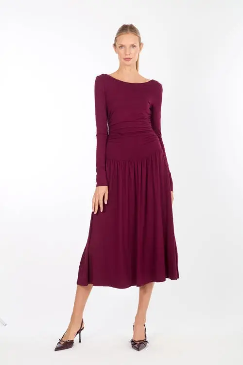 SUPER NATURAL BY SECRET MISSION Florence Dress - Garnet