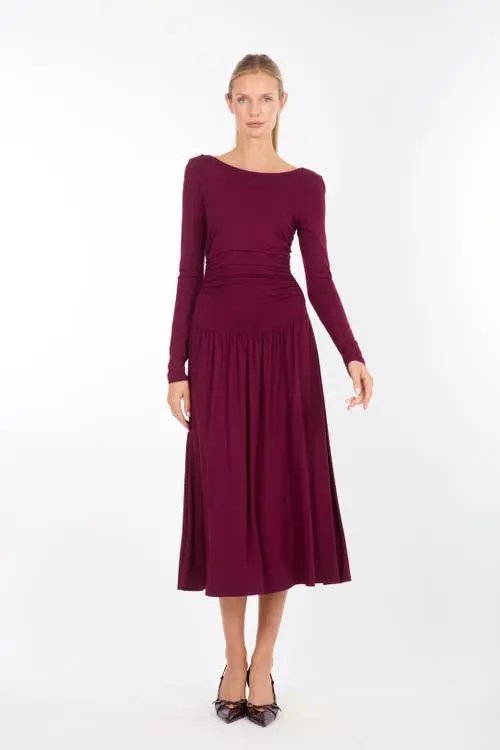 SUPER NATURAL BY SECRET MISSION Florence Dress - Garnet