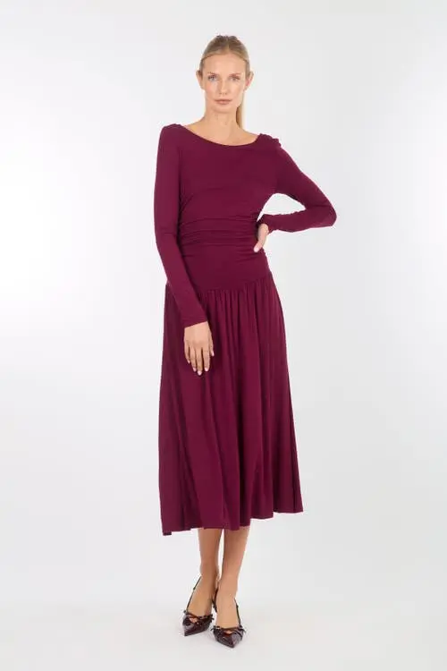 SUPER NATURAL BY SECRET MISSION Florence Dress - Garnet
