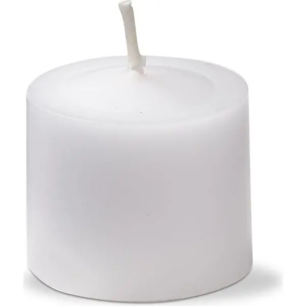 TAG Color Studio Votive Candles Set Of 12 Smokeless Wax - White