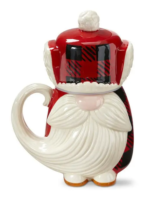 TAG Lars Gnome Lidded Mug Ceramic Drinkware For Christmas