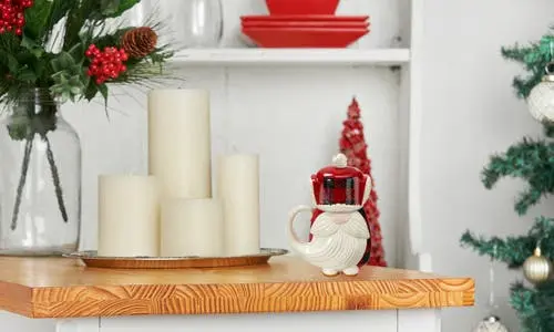TAG Lars Gnome Lidded Mug Ceramic Drinkware For Christmas