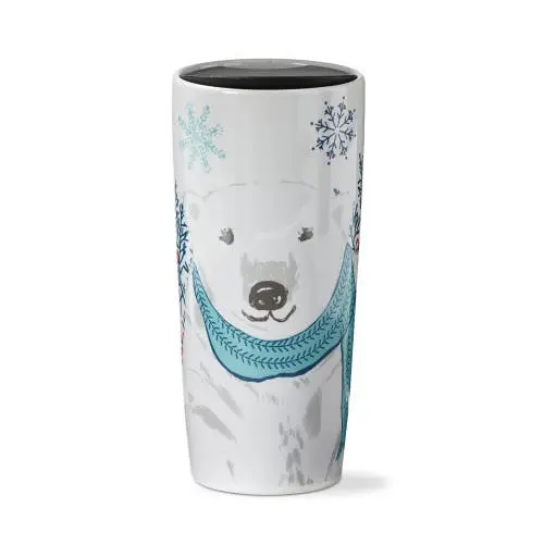 TAG Alpine Bear Travel Mug Multicolor Ceramic Drinkware