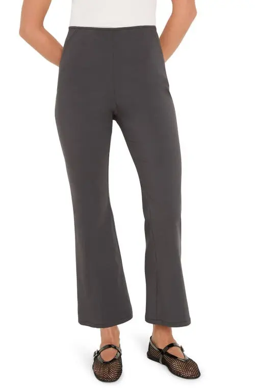 NIC+ZOE Berkeley Wonderstretch Slim Ankle Flare Pants - Charcoal