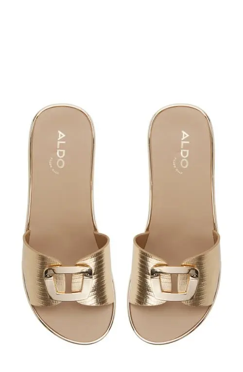 Aldo Platform Wedge Slide Sandal