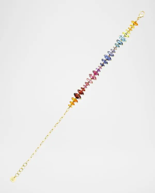 EMILY P. WHEELER Arashi Bracelet With Multicolor Stones - Yellowgold
