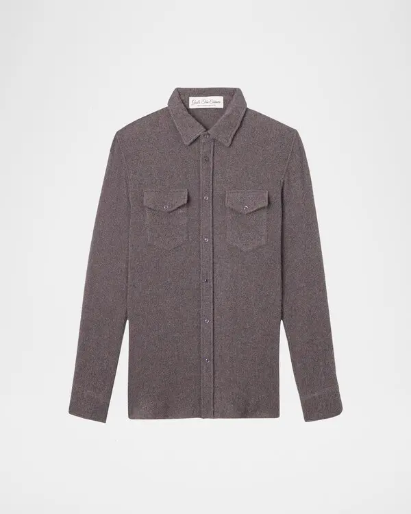 GOD & APOS;S TRUE CASHMERE Cashmere Two-pocket Button-down Shirt