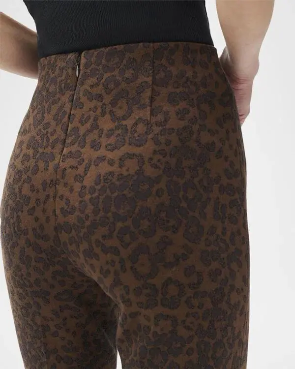 Rag & Bone Irina Kick-flare Ponte Pants - Leopard