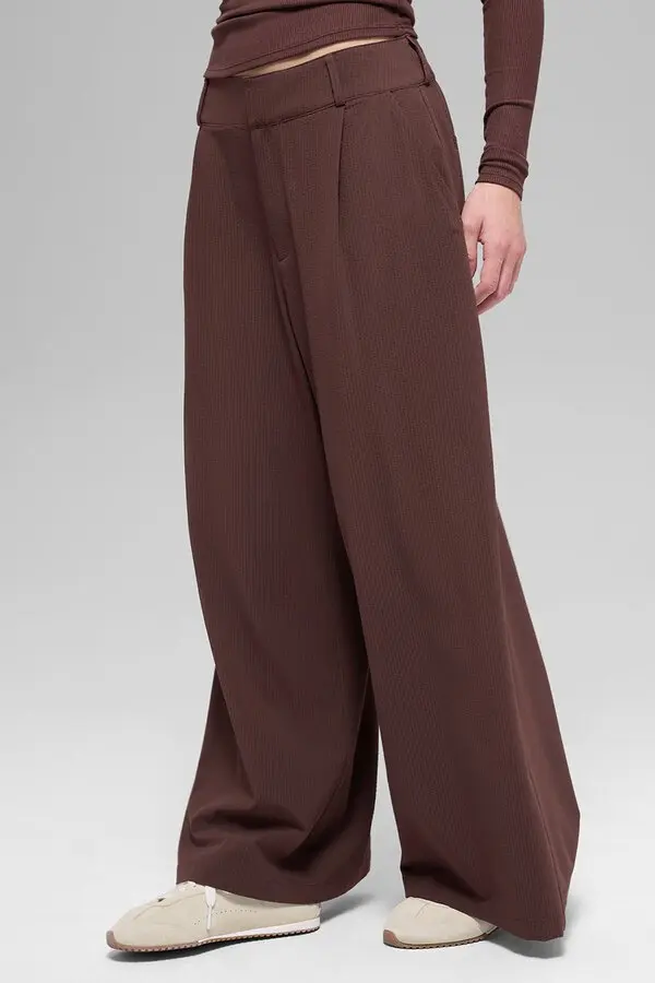 Alo Yoga High-waist Dreamscape Trouser - Brownstone