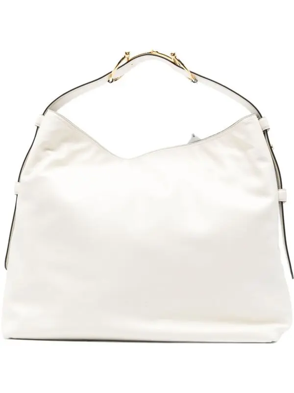 Gucci Beatrix Large Leather Handbag - White