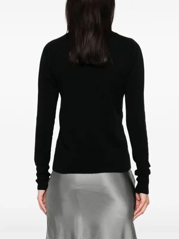 JUCCA V-neck Pullover - Black