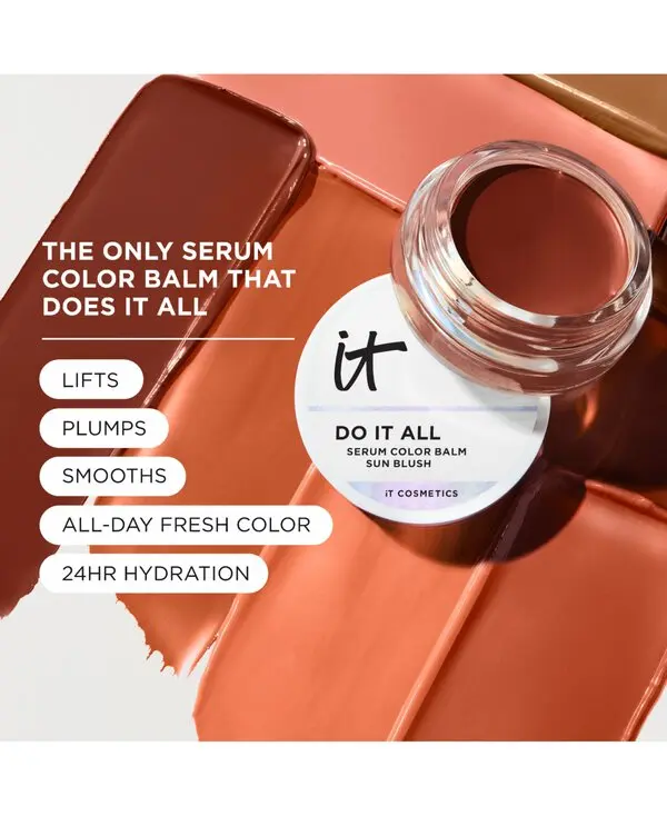 IT COSMETICS Do It All Serum Color Balm Sun Cream Bronzer - Deep Bronzer