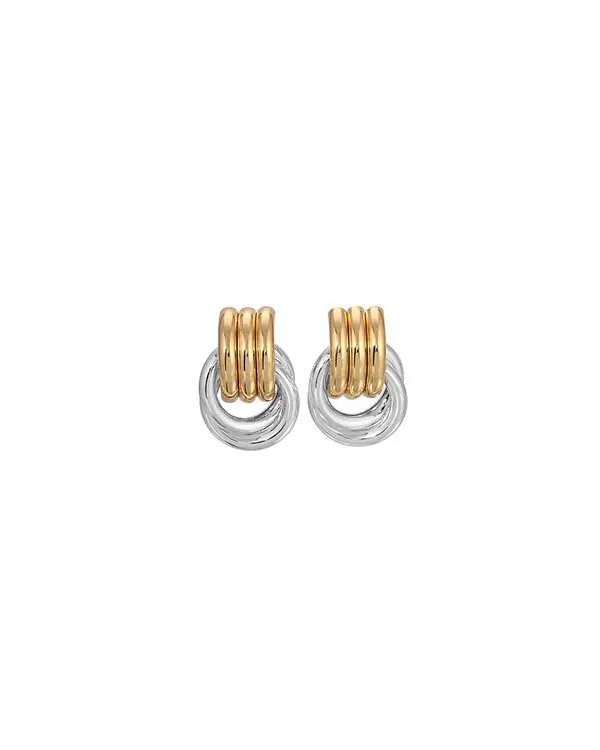 HEAVEN MAYHEM Double Knot Earrings - Two-tone