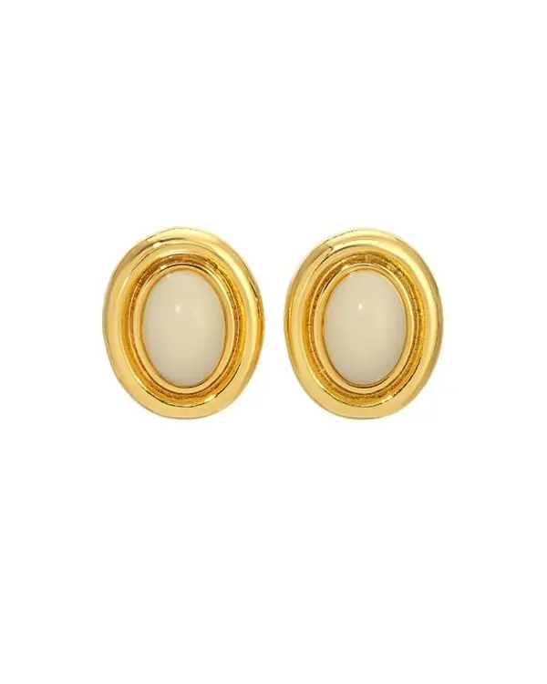HEAVEN MAYHEM Prize Earrings - Cream/gold