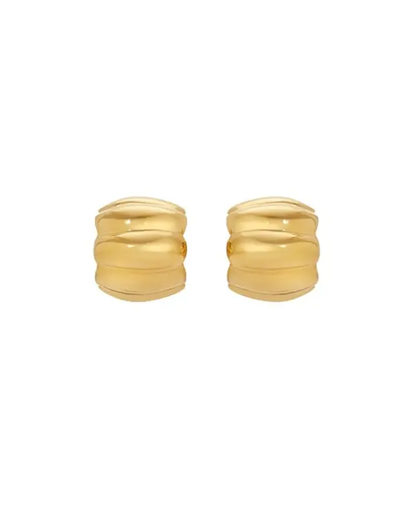HEAVEN MAYHEM Terre Huggie Earrings - Gold