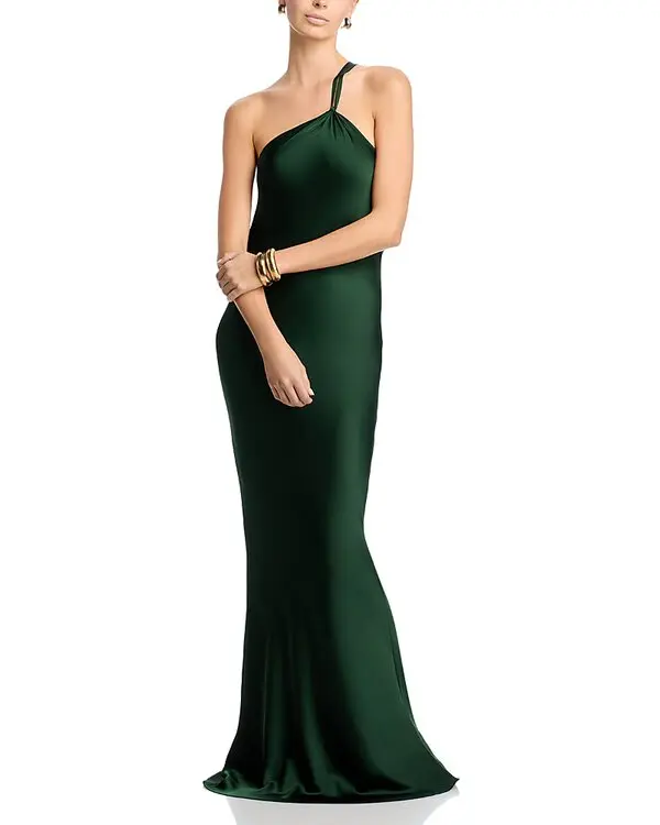 Norma Kamali One Shoulder Gown