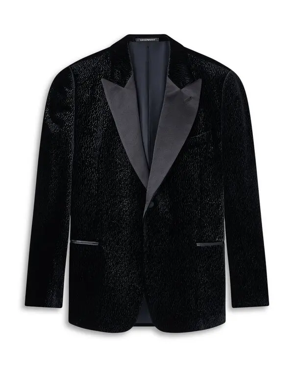Emporio Armani Slim Fit Textured Blazer