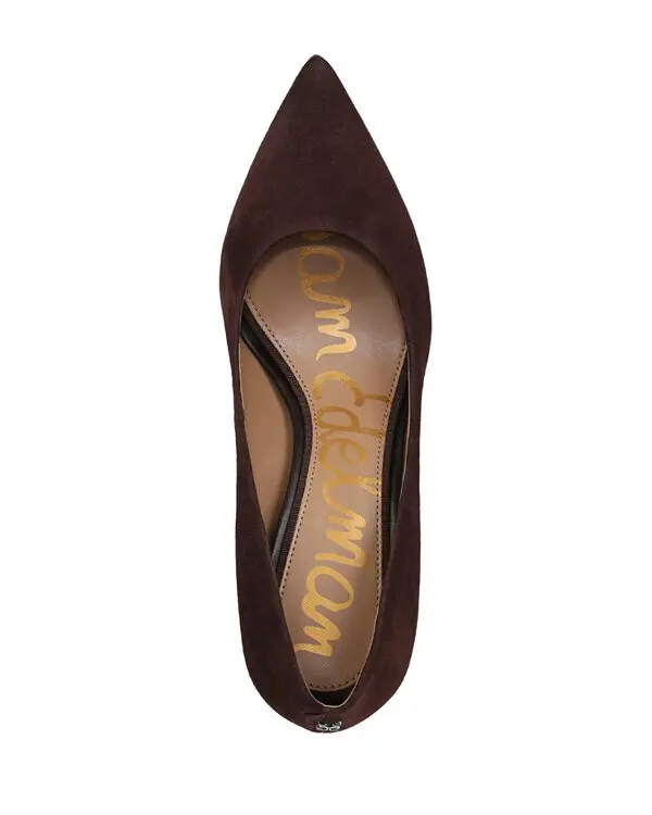Sam Edelman Hazel Leather Pumps - Brown