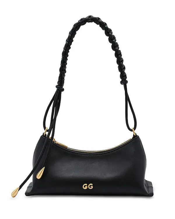 Cult Gaia Osa Leather Shoulder Bag - Black