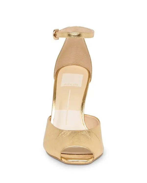 Dolce Vita Serlo Sandals - Gold Crinkle
