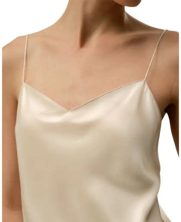 Lilysilk Silk Cami - Gravel Gold