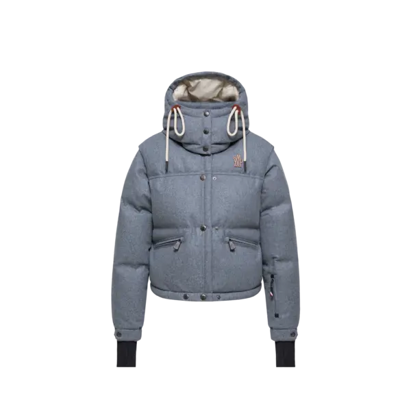 Moncler Yintab Hooded Wool Insulated Ski Jacket