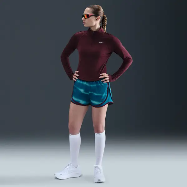 Nike Tempo Dri-fit Mid-rise Brief-lined Running Shorts - Blue