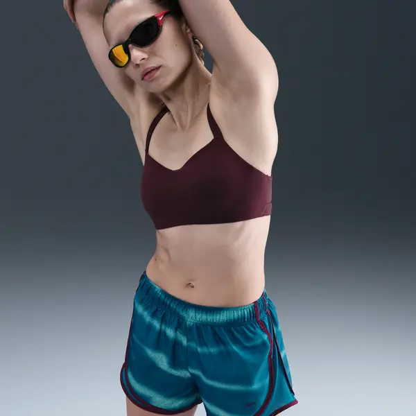 Nike Tempo Dri-fit Mid-rise Brief-lined Running Shorts - Blue