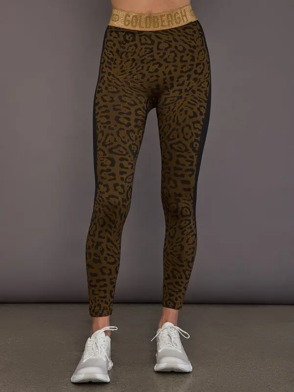 Goldbergh Celeste Baselayer Pant - Leopard