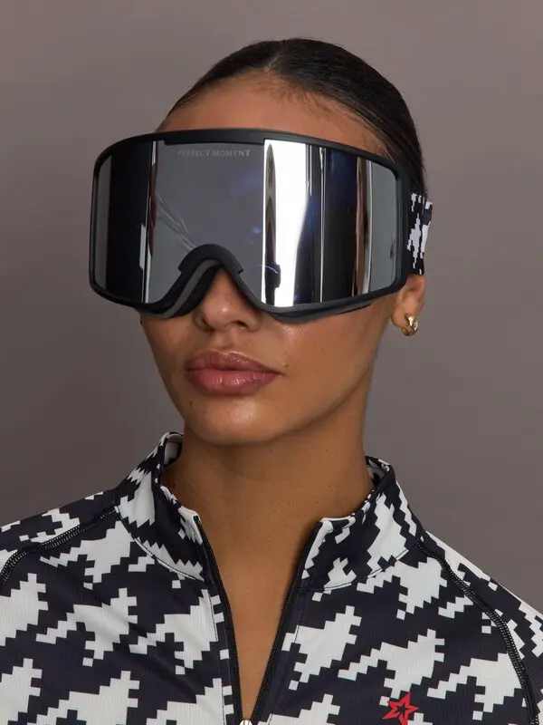 Perfect Moment Ski Goggles - B&w Houndstooth