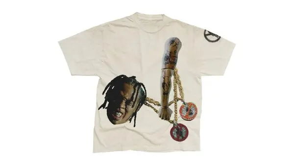 TRAVIS SCOTT Rodeo 10 Years Chain Tee Shirt - White