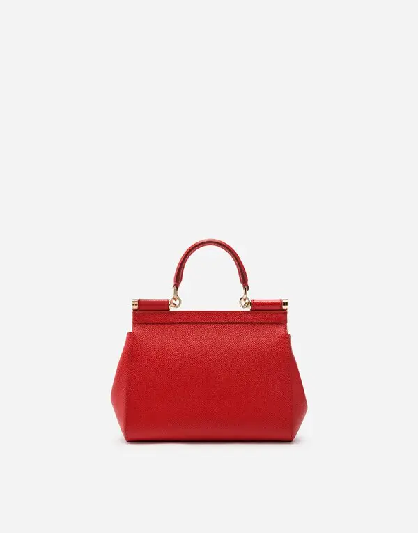 Dolce & Gabbana Small Sicily Handbag - Red