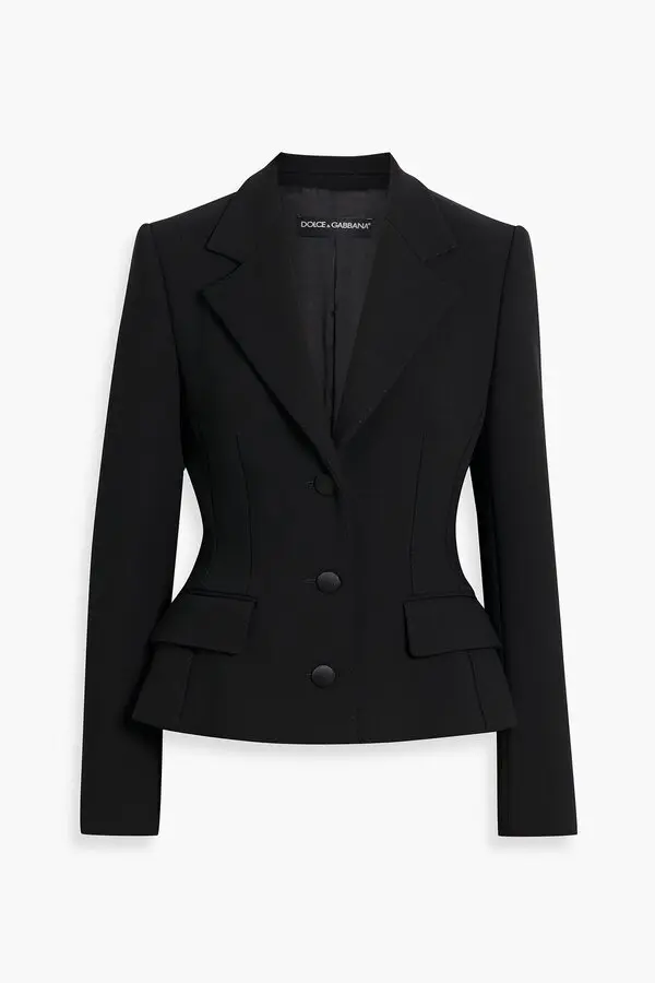 Dolce & Gabbana Wool-blend Blazer - Black