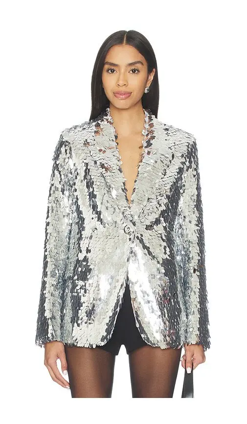 SIMONMILLER Leon Sequin Blazer