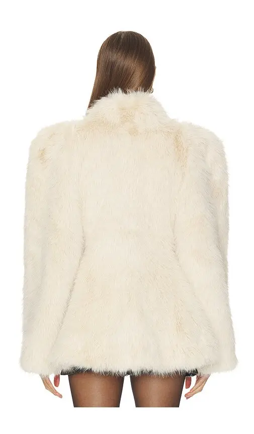 CAMILA COELHO Estela Faux Fur Coat