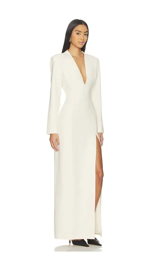 EAVES Lovise Polished Crepe Maxi Dress
