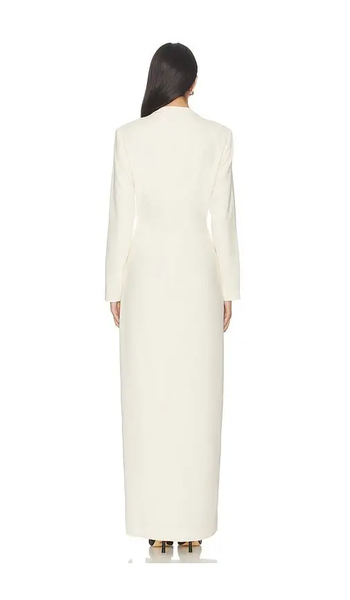 EAVES Lovise Polished Crepe Maxi Dress