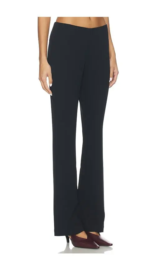 EAVES Auda Polished Crepe Pant - Black