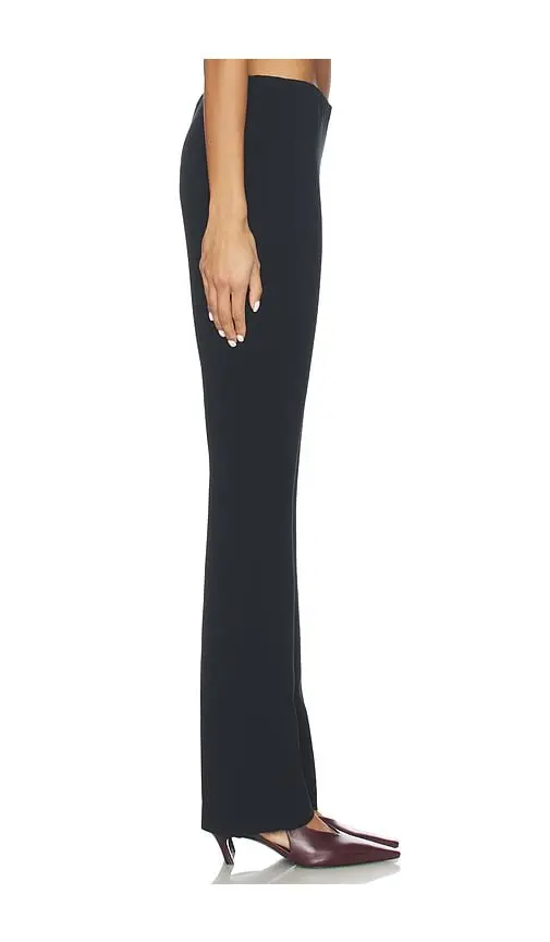EAVES Auda Polished Crepe Pant - Black