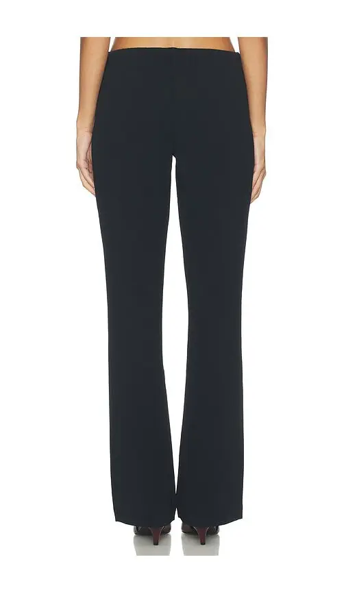 EAVES Auda Polished Crepe Pant - Black
