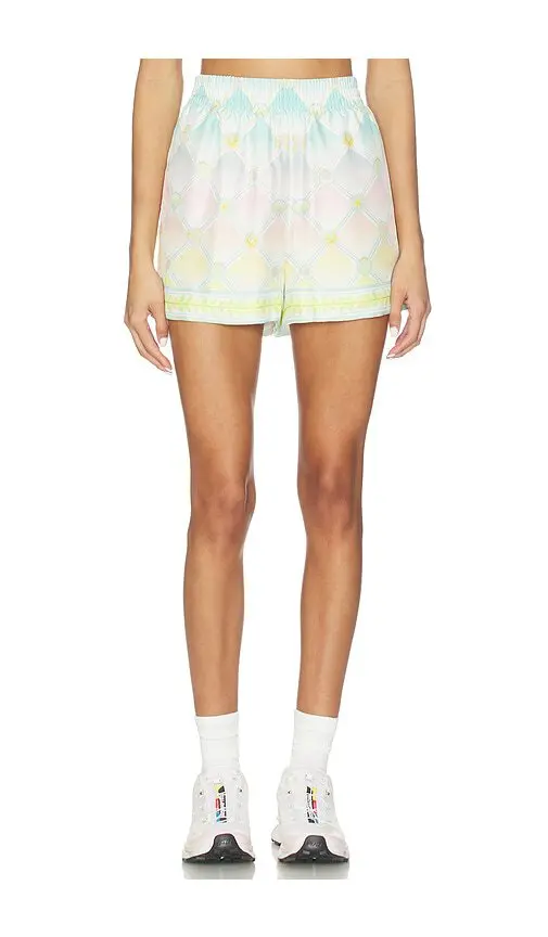 Casablanca Printed Satin Short