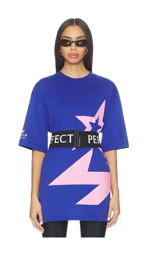Perfect Moment Oversized Logo T-shirt - French Blue