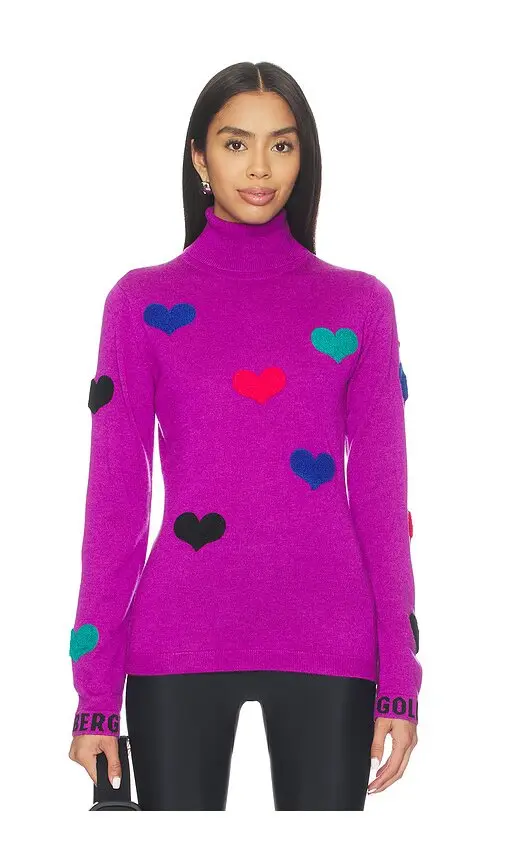 Goldbergh Bacio Long Sleeve Knit Sweater - Viola