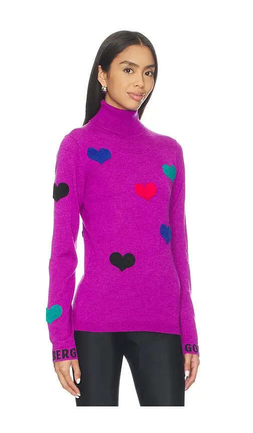 Goldbergh Bacio Long Sleeve Knit Sweater - Viola
