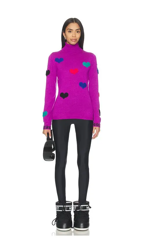 Goldbergh Bacio Long Sleeve Knit Sweater - Viola