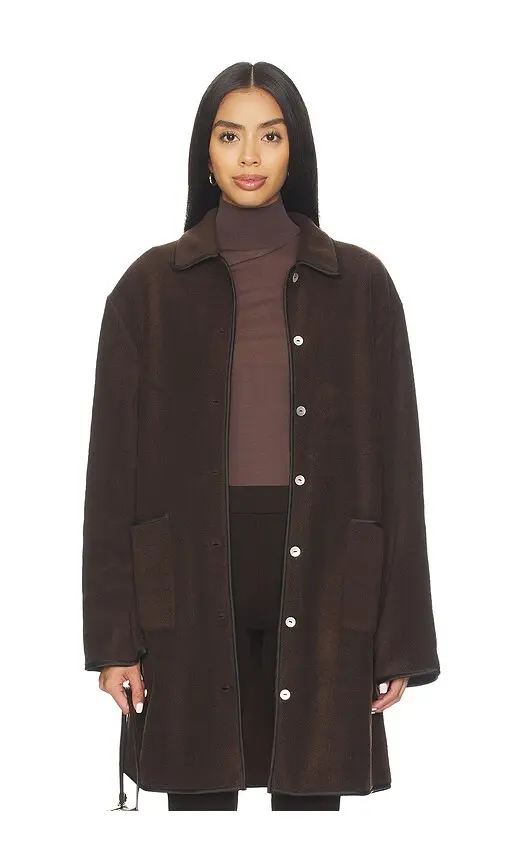 Donni. Long Fleece Jacket