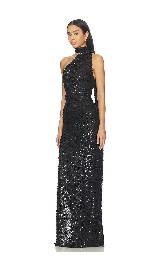 Misha Collection The Nicolette Crochet Sequin Dress